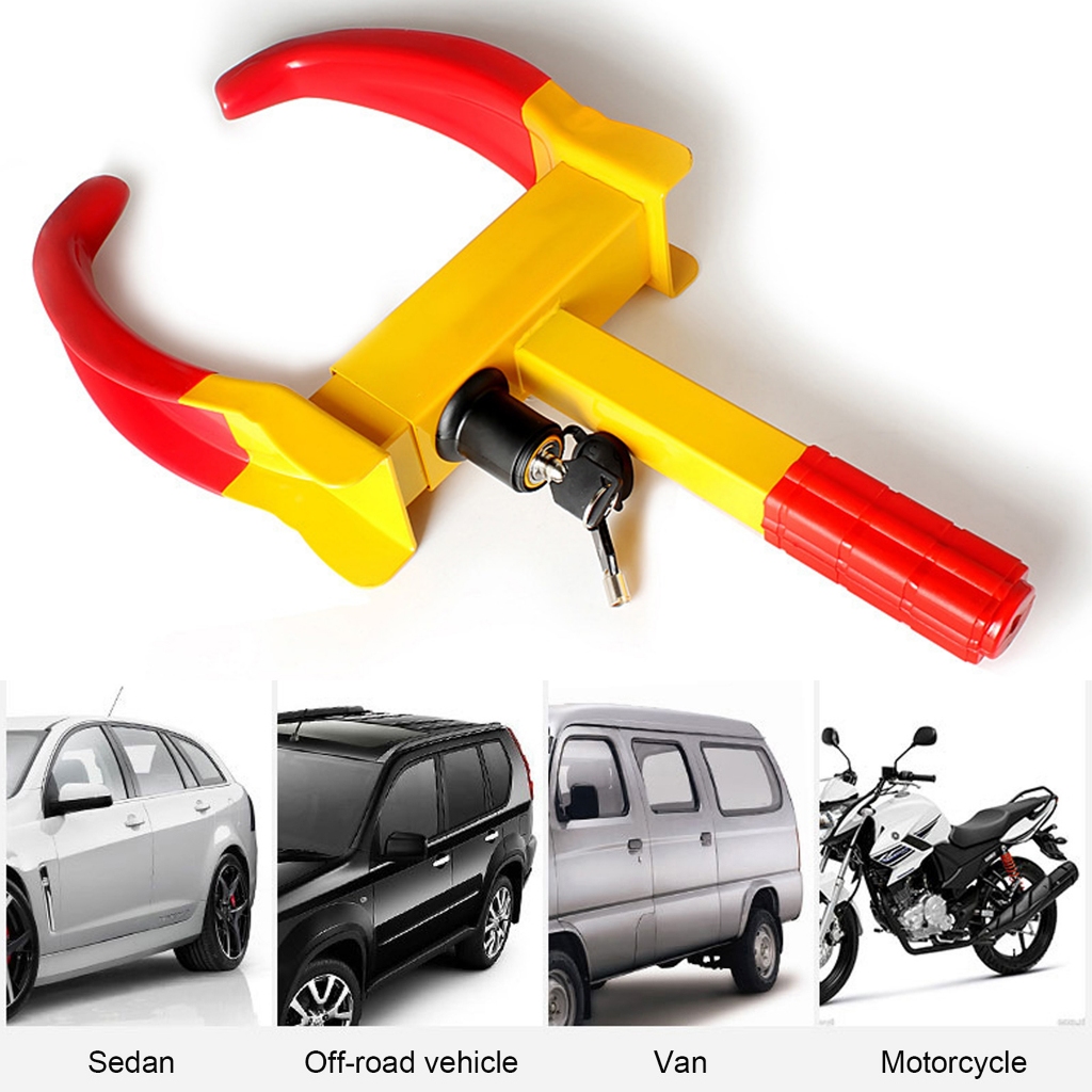 Universal Wheel Lock Automobile Tire Lock Steel Car Anti-Theft Tyre ...