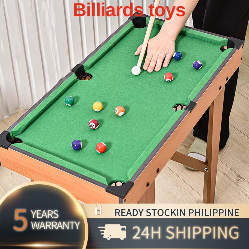 Mini Billiard Table For Kids Wooden Tabletop Pool Table Set Billiards ...