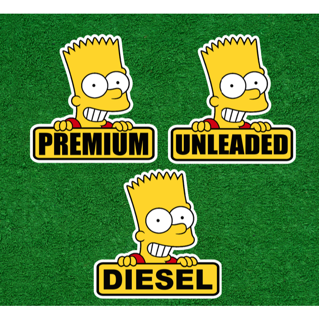 Gas Decal Sticker Unleaded Premium Diesel Sticker High Quality Sticker ...