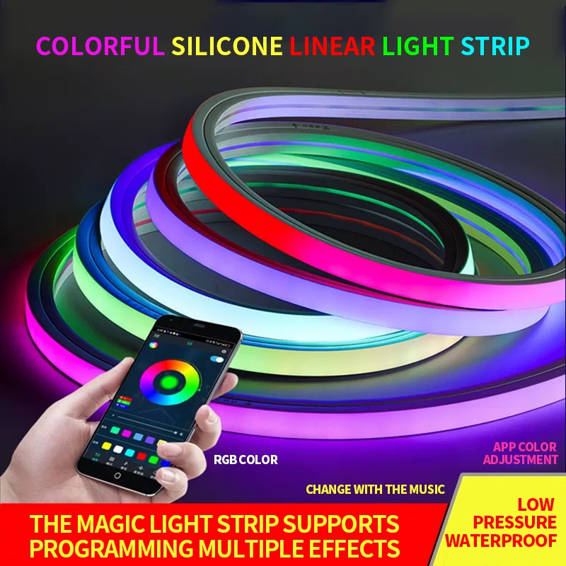RGB Colored lights 16 million colors LED Strip Light Decor Led Strip ...