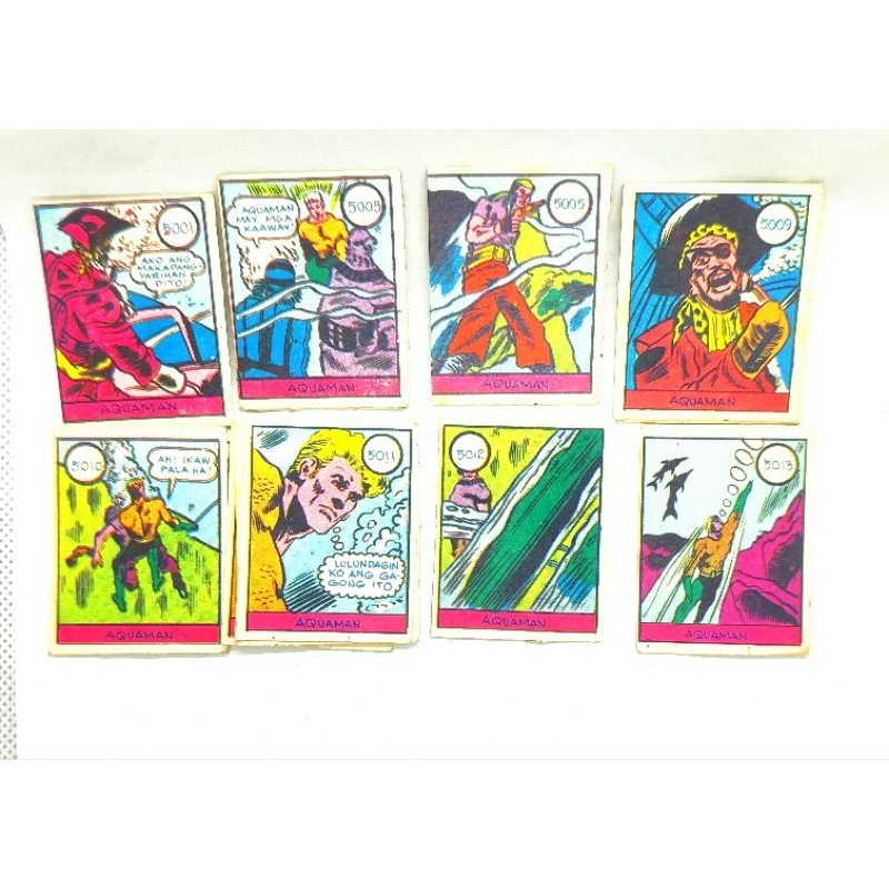 Aquaman Vintage Teks Text Cards 1960s | Shopee Philippines