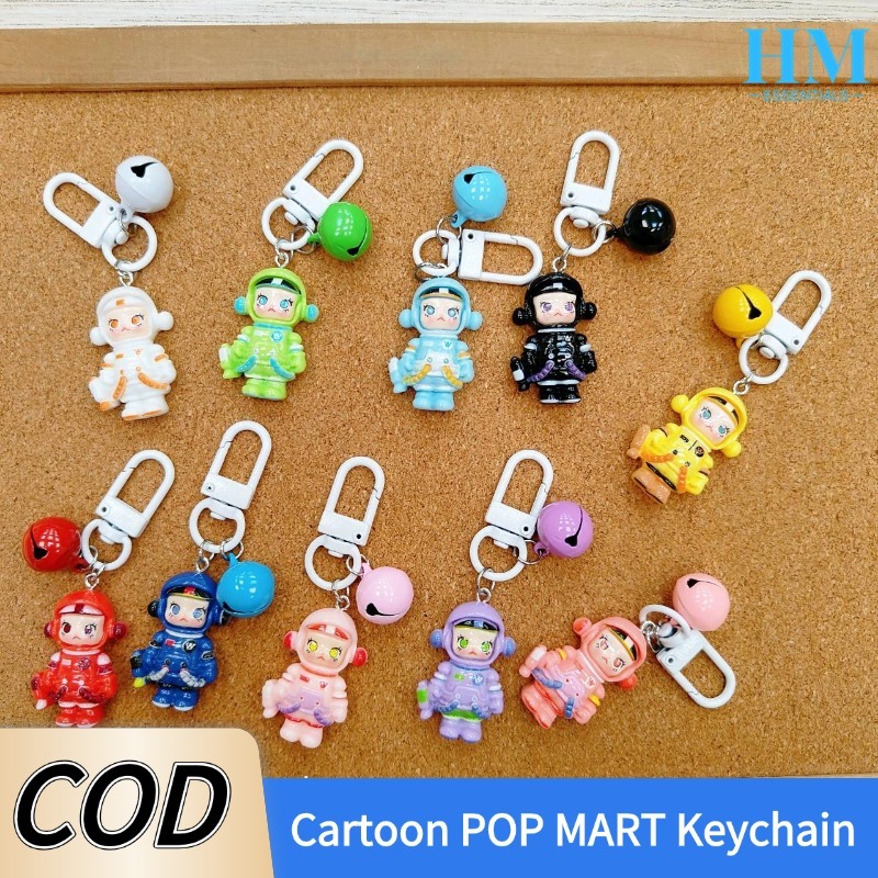 Cartoon POP MART Keychain Cute pendant Couple girlfriends accessories ...