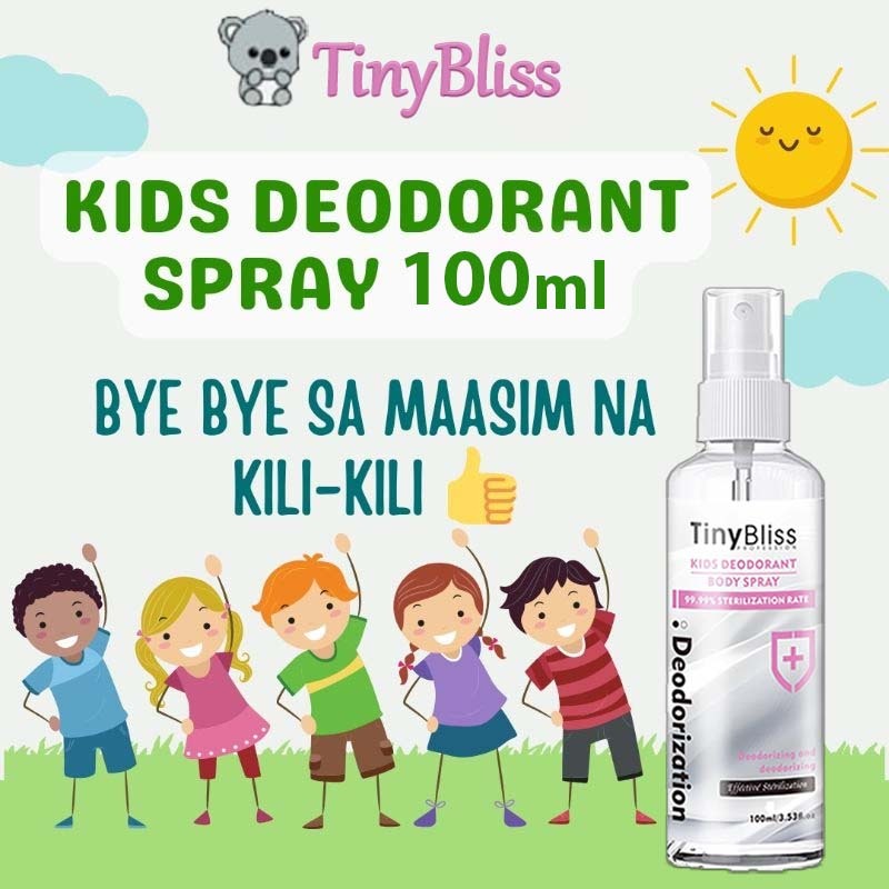 BUY 1 TAKE 1 TinyBliss Deodorant spray for kids anti perspirant spray ...