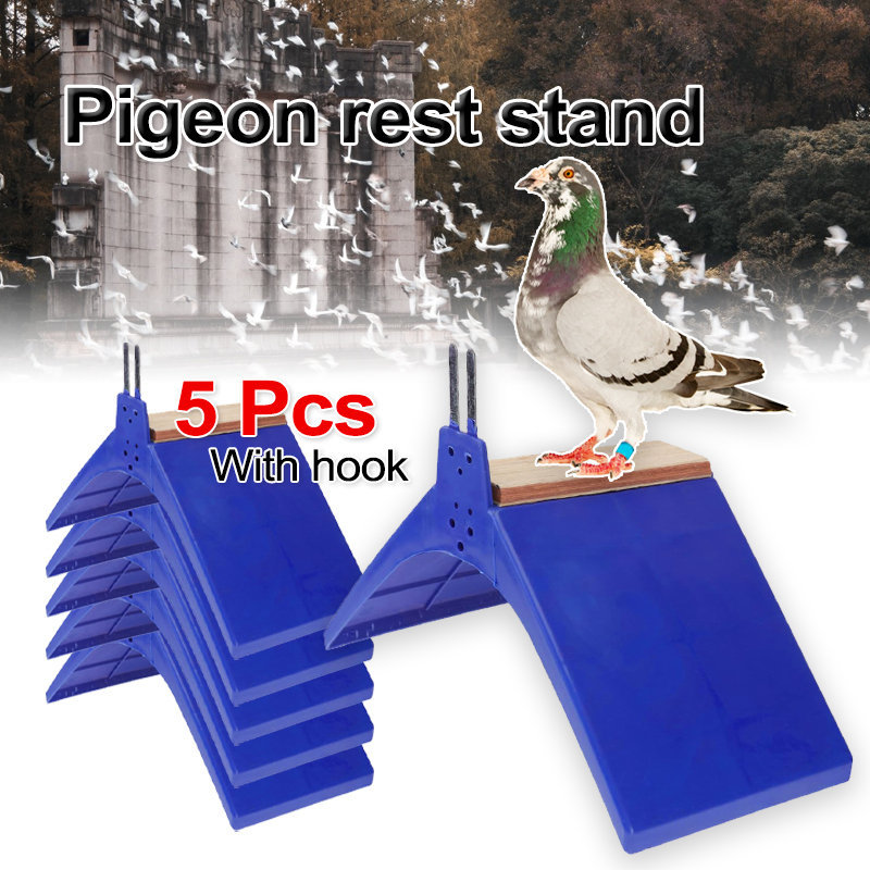 5 Pcs V-Perch Pigeon Rest Stand Wood Dove Rest Stand Rack for Racing ...