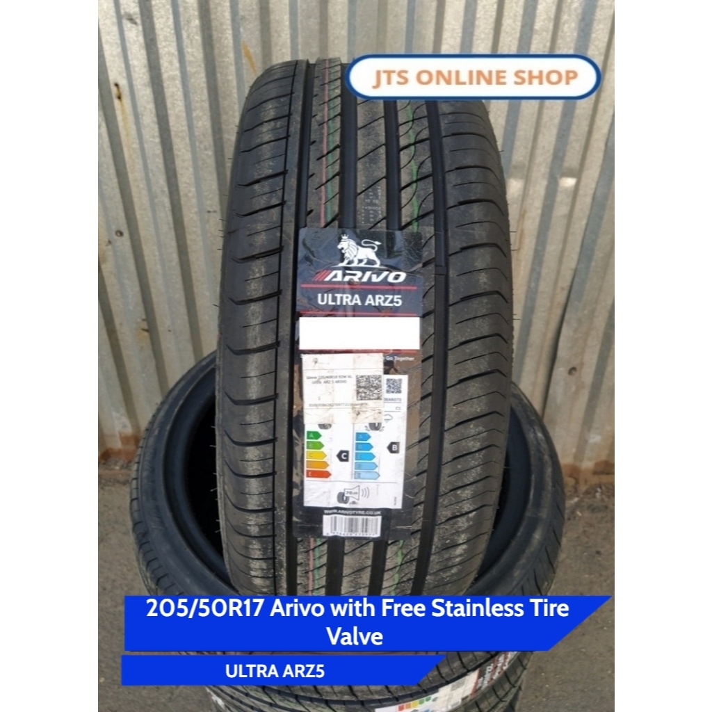 205/50R17 Arivo Ultra ARZ5 with Free Stainless Tire Valve (PRE-ORDER) | Shopee Philippines