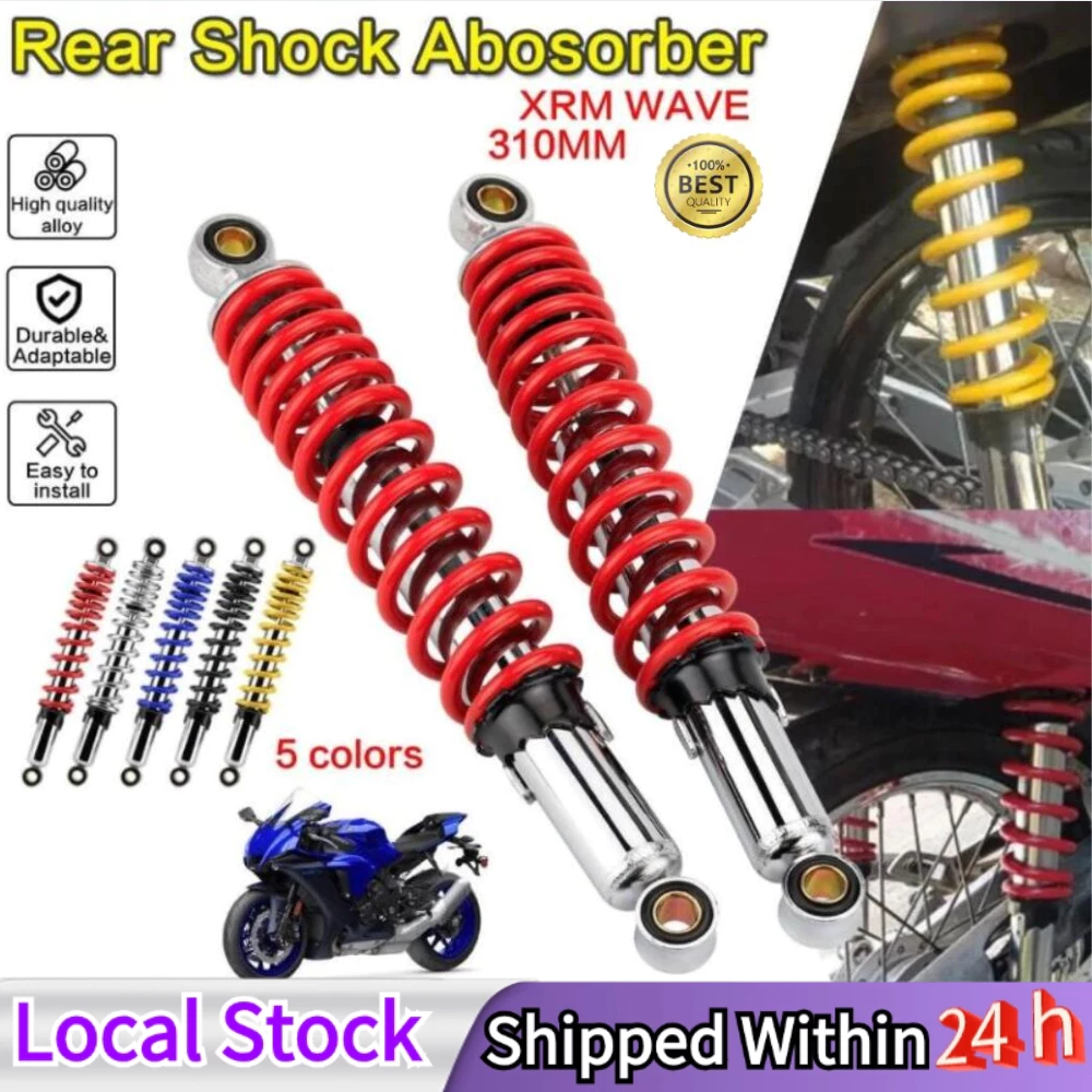 One Pair Motorcycle Rear Shock 310mm Wave 100/110i/125 Xrm 110/125 Tmx ...