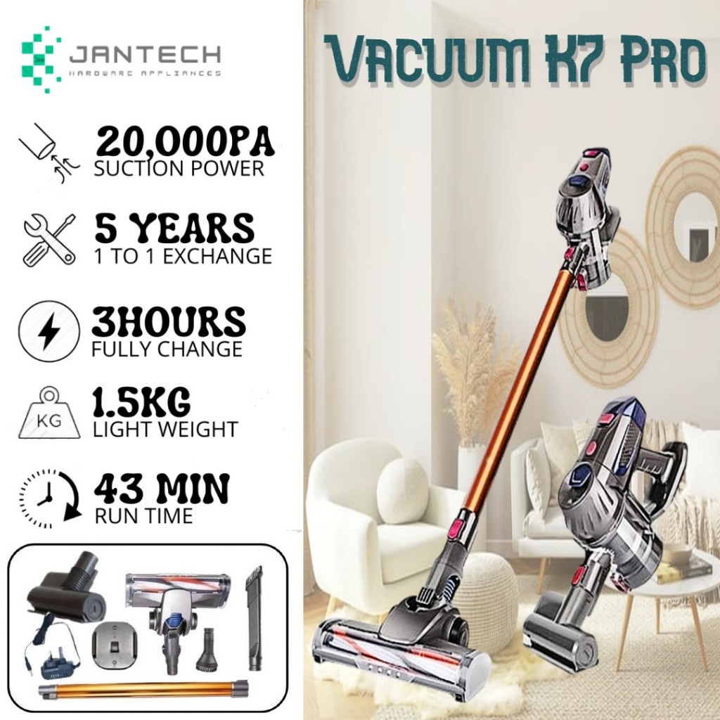 Vacuum K7 Pro Cordless Cleaners Wireless Vacuum Handheld Vacuum Style ...