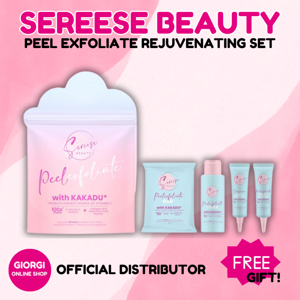 Sereese Beauty Peel Exfoliate Facial Set w/ Kakadu Vitamin C | Shopee ...