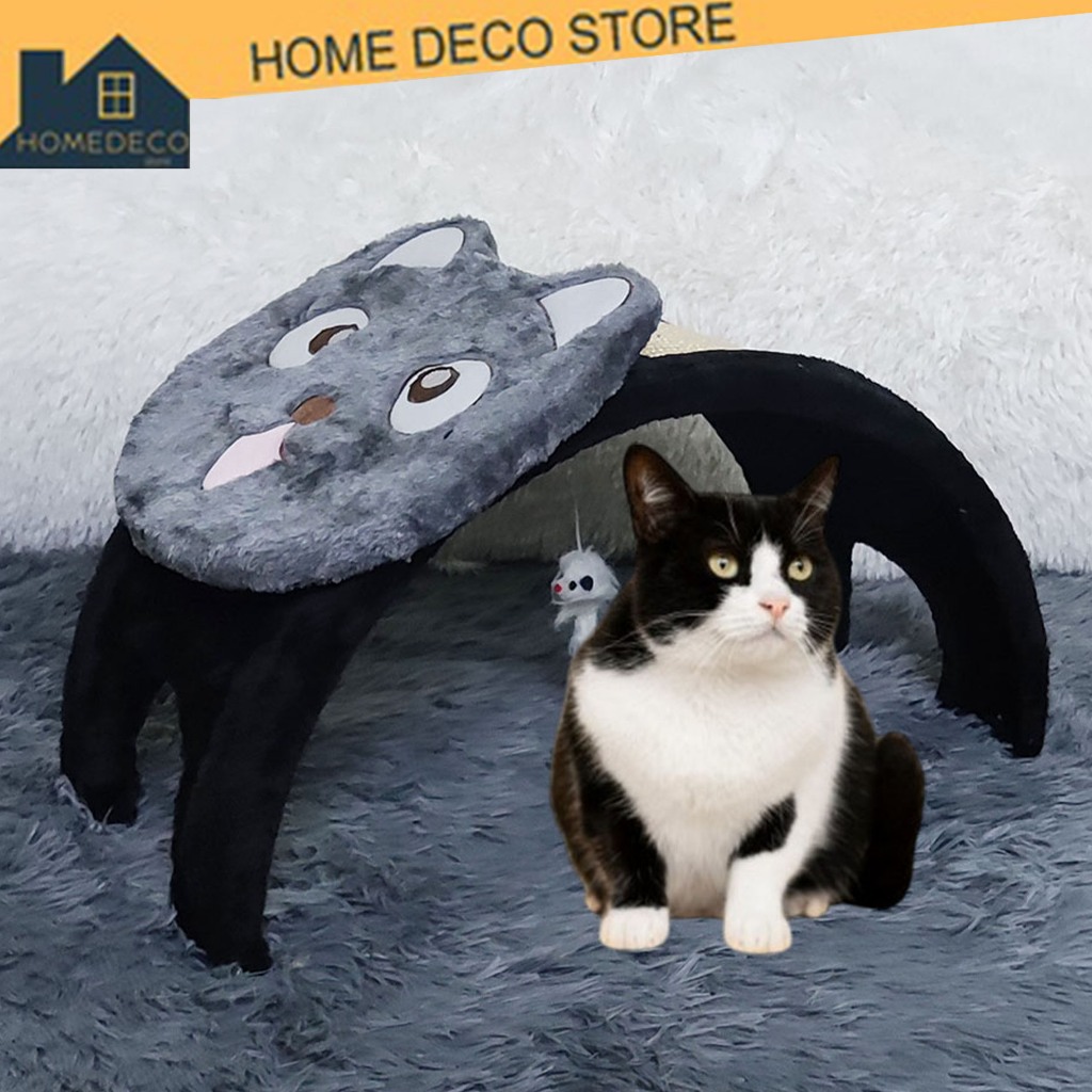 Home Deco Pet Camelot Cat Playground Bridge with Toy Cat Scratch Board ...