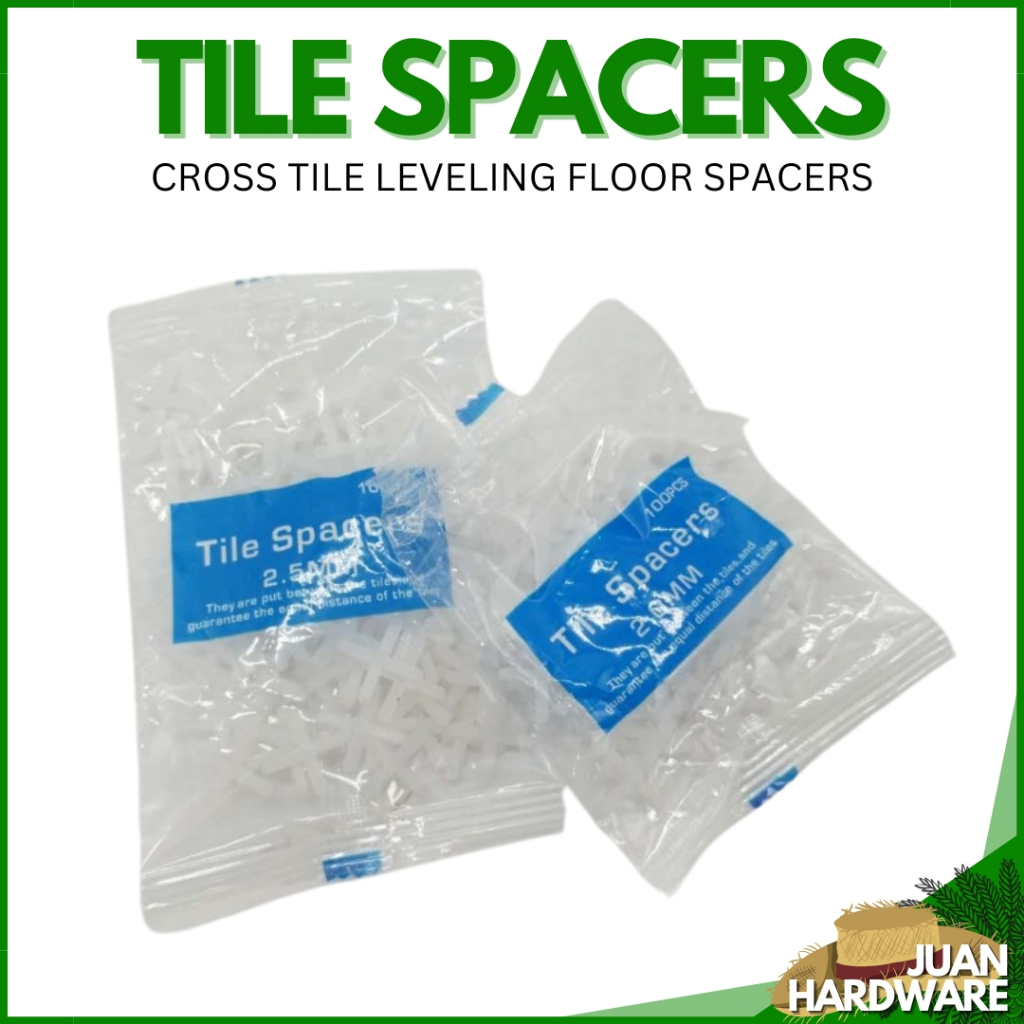 (100 PCS) Tile Spacers 1mm 1.5mm 2mm 2.5mm 3mm 5mm Cross Tile Leveling ...