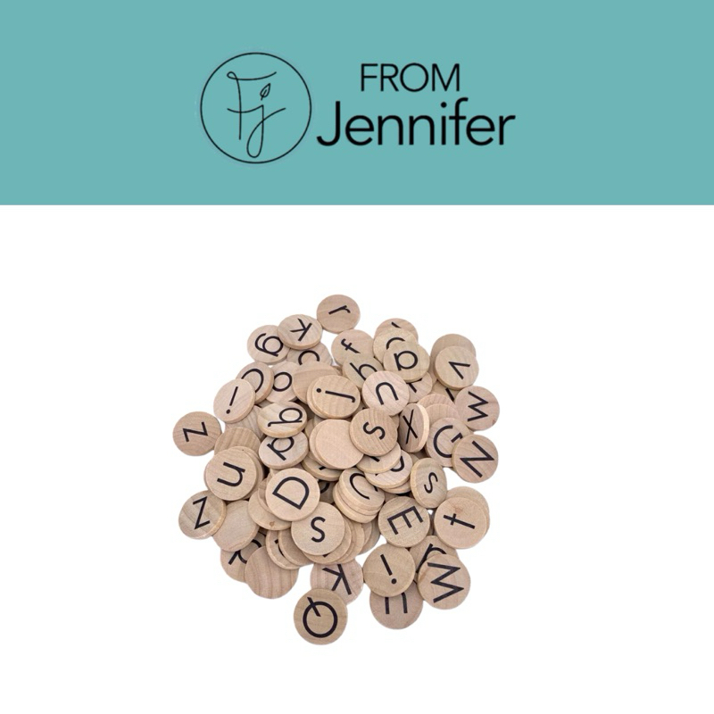 Treasures From Jennifer Alphabet Coins (100 Pieces, Pegged) | Shopee ...