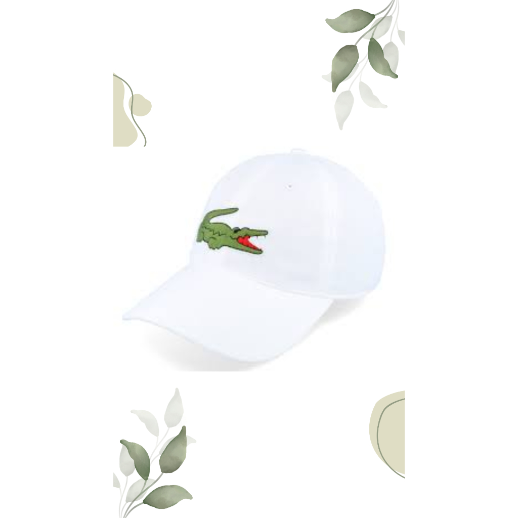 Crocodile Badge Twill Cap | Shopee Philippines