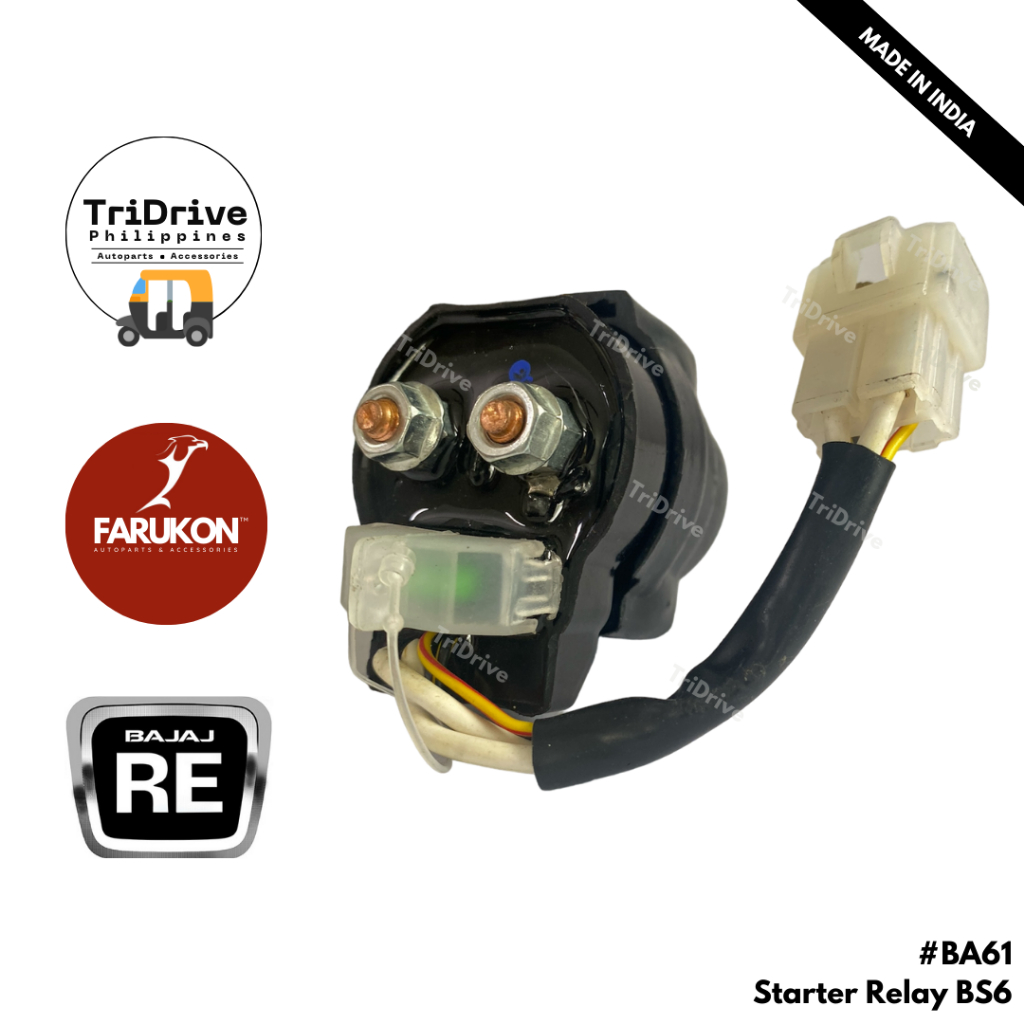 Bajaj RE Starter Relay BS6 AF201262 | Shopee Philippines