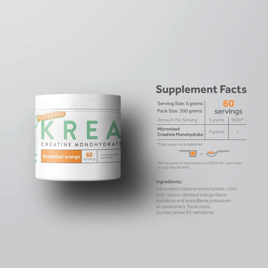 Krea Creatine 300g 60 Servings By Wheyl Nutrition - Pure Micronized ...