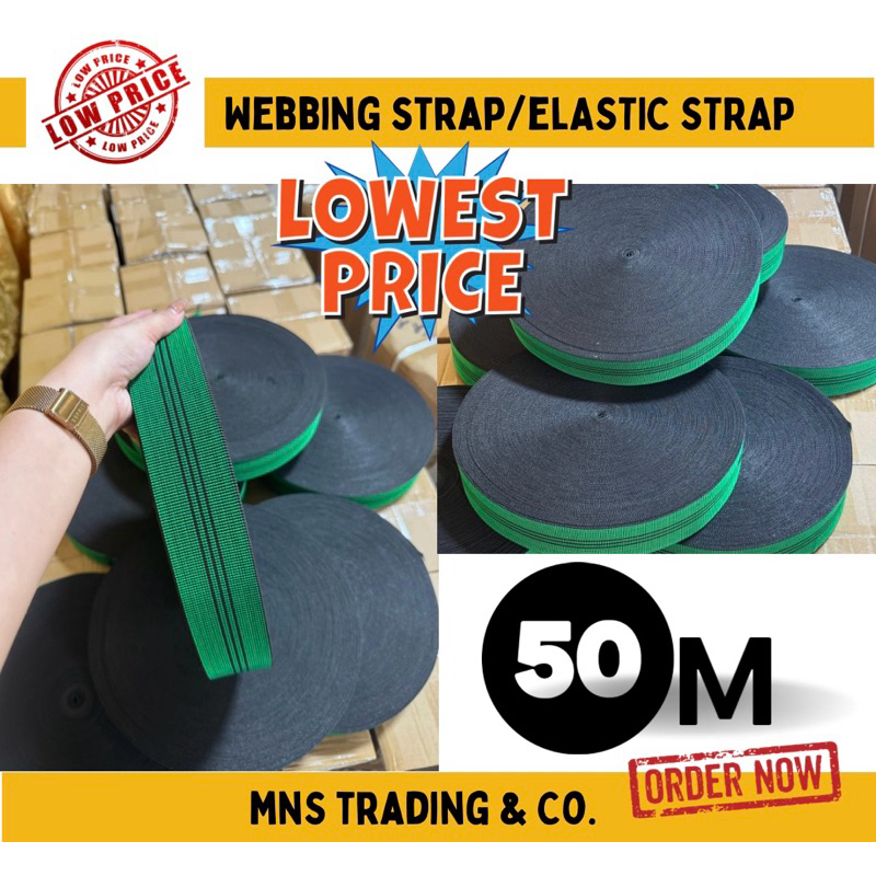 50 meters Elastic Rubber Strap | Shopee Philippines