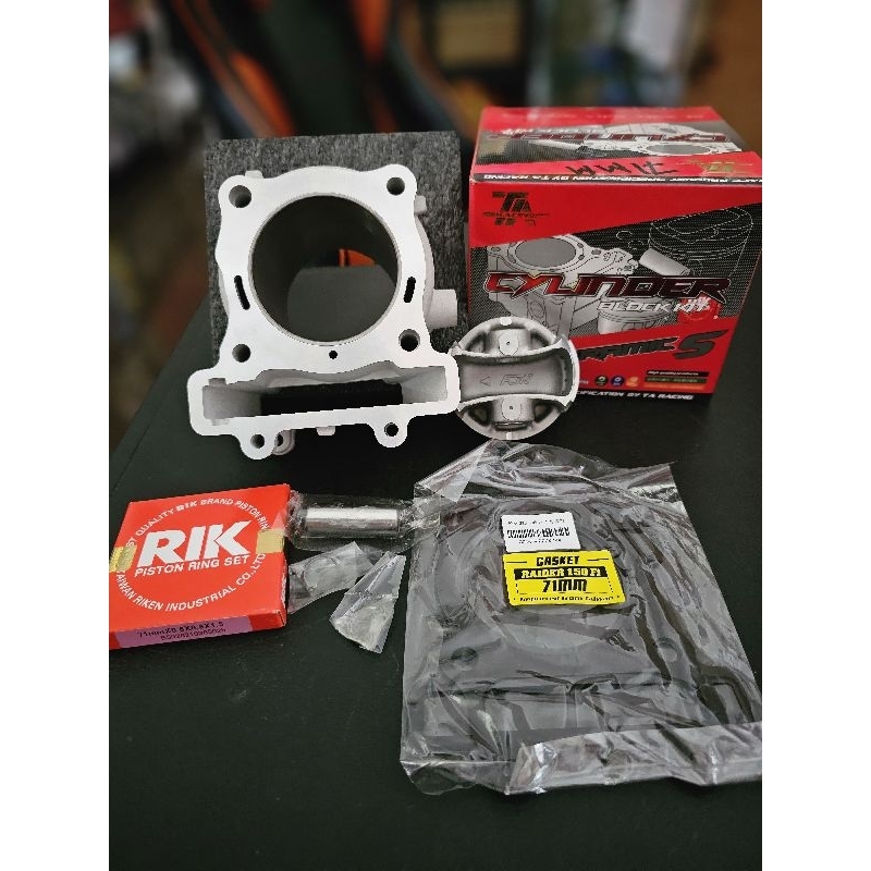TA RACING [CERAMIC] CYLINDER BLOCK KIT RAIDER Fi 71MM | Shopee Philippines