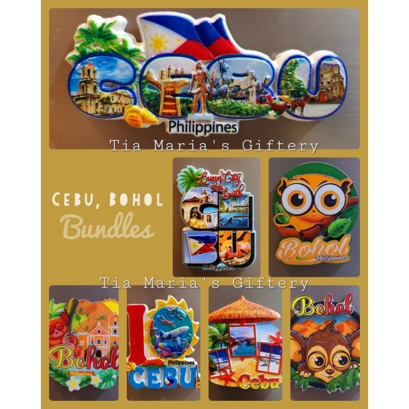 12 Piece Bundle Ref Magnets: CEBU and BOHOL | Shopee Philippines