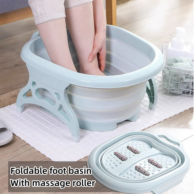 Collapsible Foot Soak Foot Tub/Foldable Foot Bath Basin Plastic ...