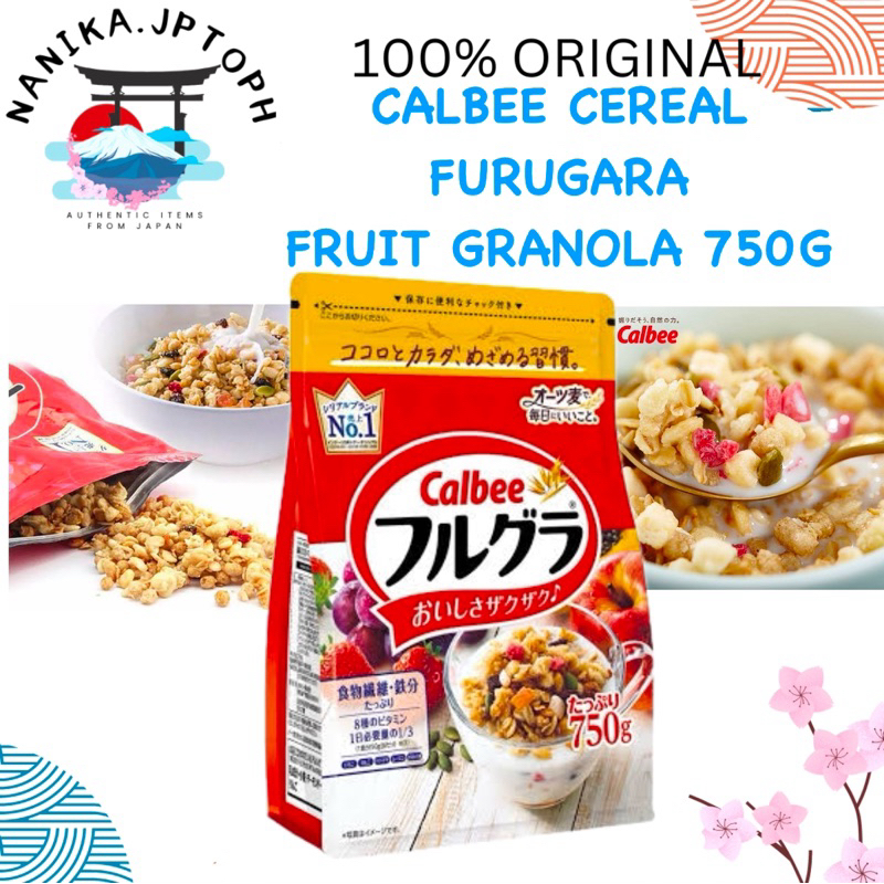 Calbee Cereal Fruit Granola Frugra/Furugara 750g Original from 🇯🇵 Japan ...