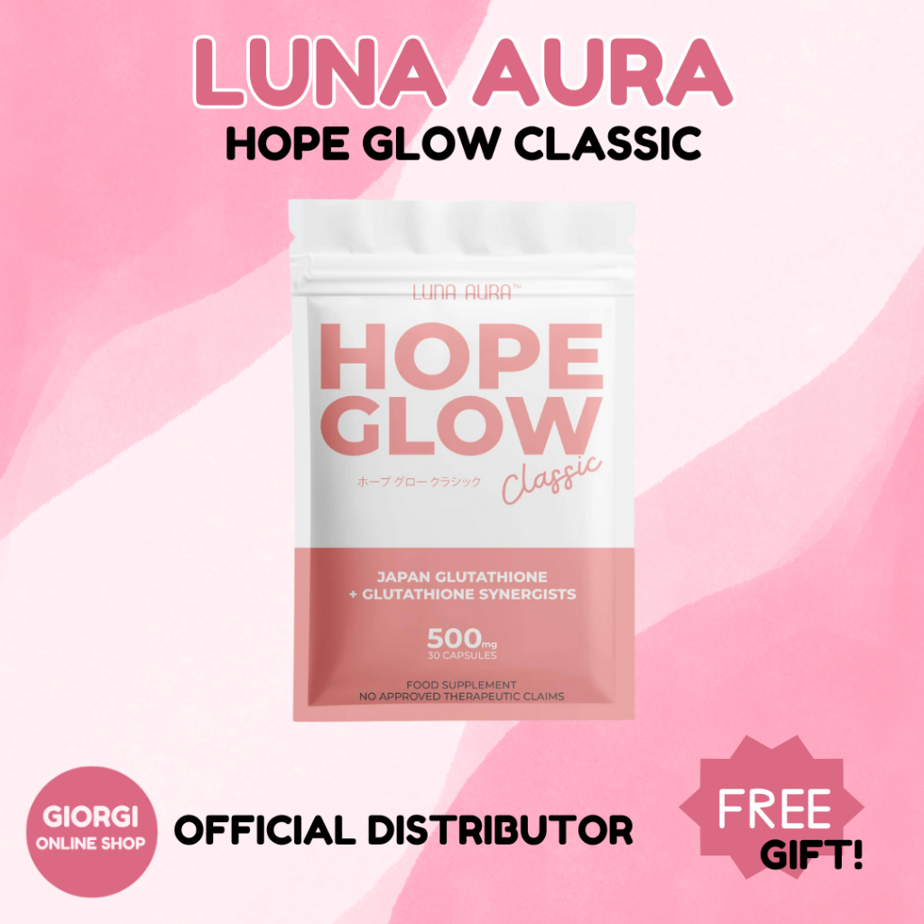 LUNA AURA Hope Glow Classic 30's Capsule Glutathione Whitening Anti ...