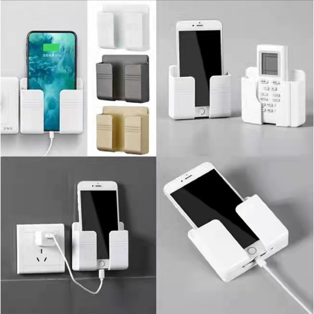 PC PC MOBILE PHONE BRACKET STORAGE BOX WALL HANGING MOUNTED ORGANIZER ...