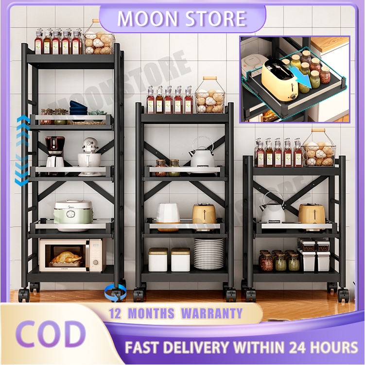 Kitchen Rack Home Appliances Storage Rack Heavy Duty Adjustable Pull ...