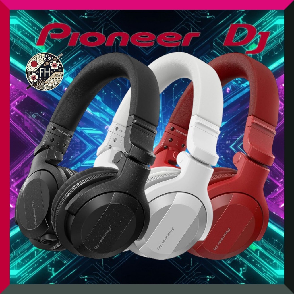 Pioneer DJ HDJ-CUE1BT Bluetooth Headphones, Lightweight, Foldable ...