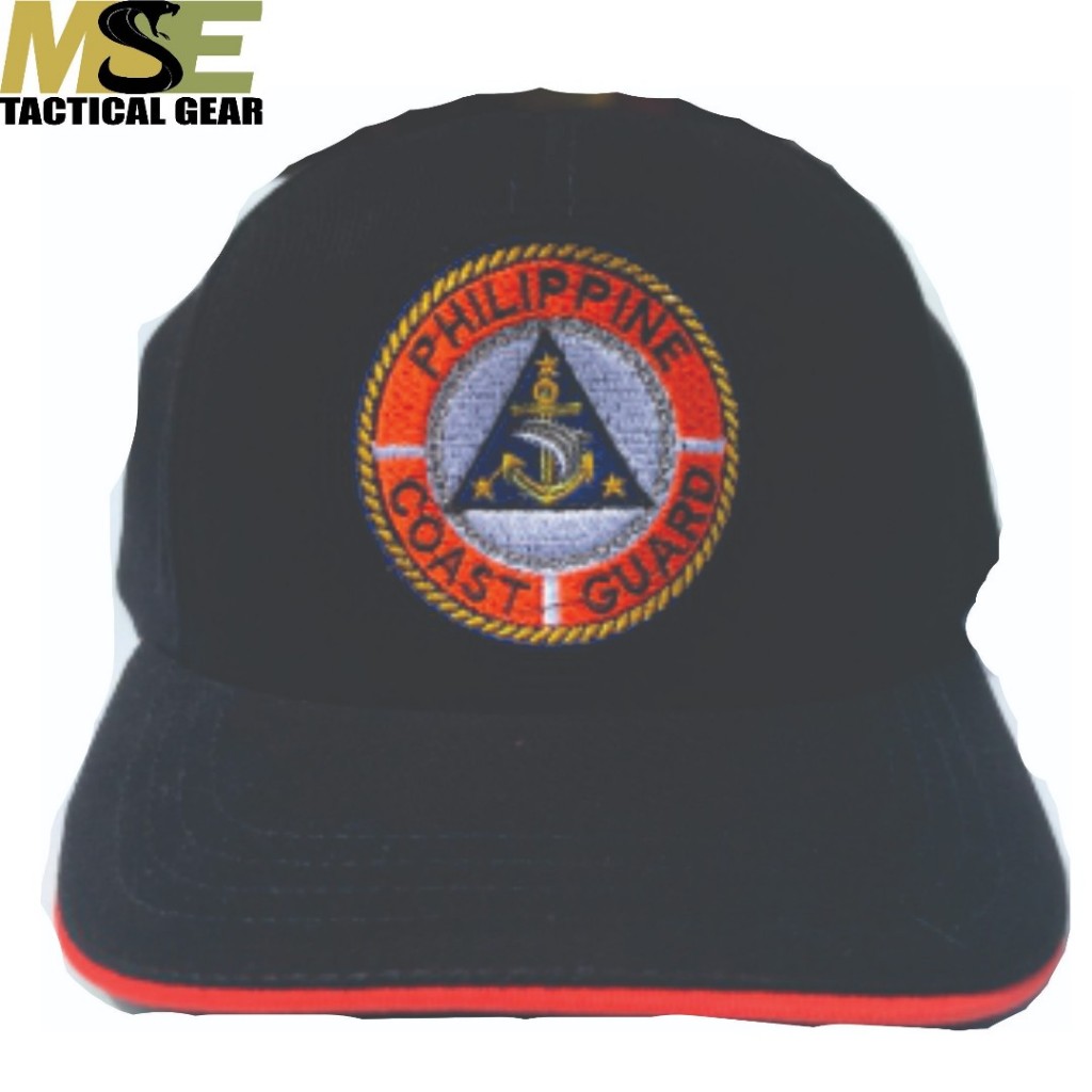 Philippine Coast Guard (PCG) Patrol cap with embroidered logo- fully ...