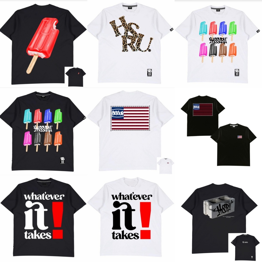 Ice cream sticks, national flag, “whatever it takes” Hassuru SHIRT ...