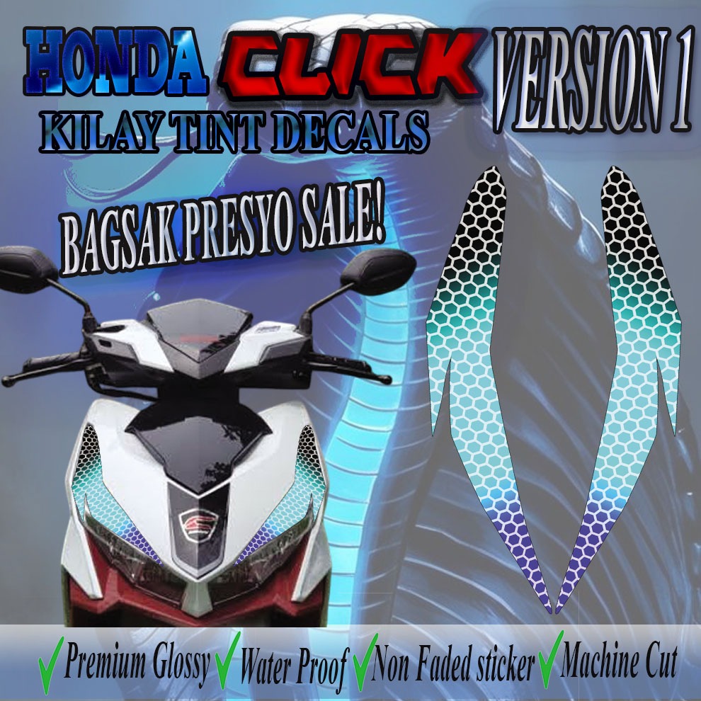 HONDA CLICK V1 KILAY TINT / CLICK VERSION 1 ACCESSORIES / ACCESSORIES ...