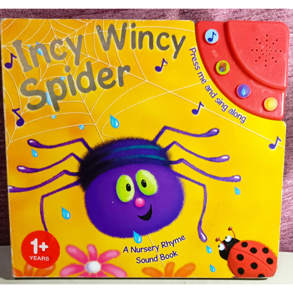 Pre-loved Children's Book, Incy Wincy Spider, Engaging illustrations ...