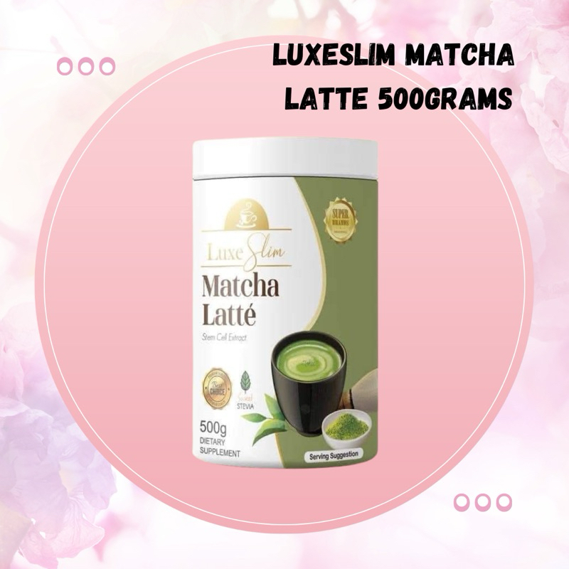 LUXESLIM MATCHA LATTE (1JAR, 500GRAMS) | Shopee Philippines