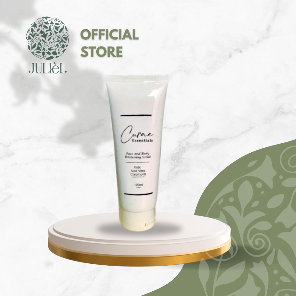 Curae Essentials Face and Body Whitening Scrub (100ml) | Shopee Philippines