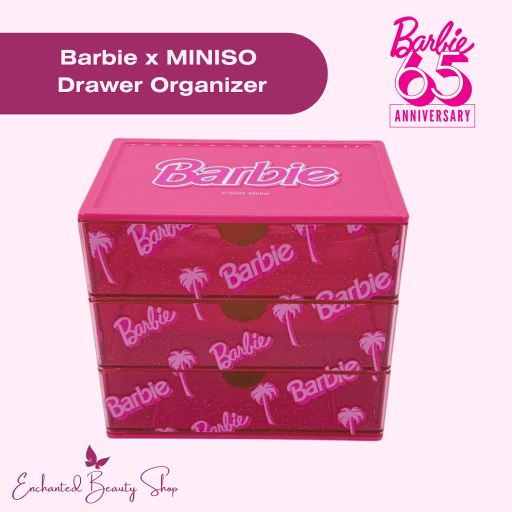 Barbie x MINISO 3 Layer Drawer Organizer | Shopee Philippines