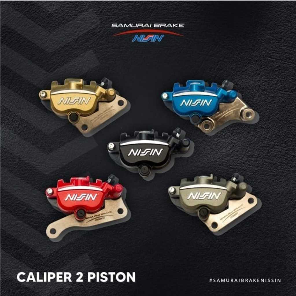 NISSIN SAMURAI BREAK CALIPER 2-POT / 4-POT 260mm MIO SPORTY/HONDA CLICK ...