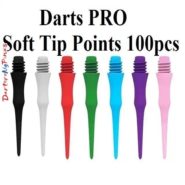 Pro soft tip 27mm 2BA 100pcs dart Points for soft tip electronic ...