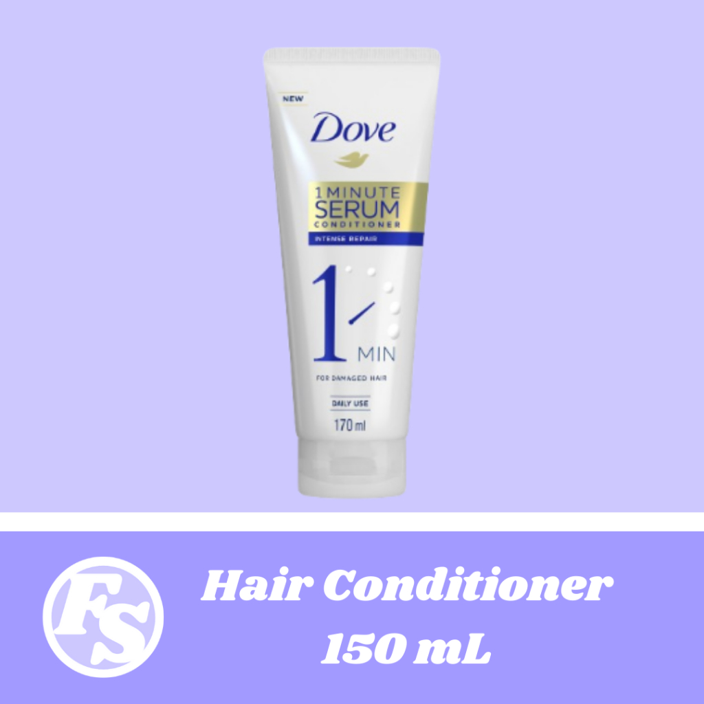 Dove 1 Minute Miracle Keratin Repair Serum Conditioner 150mL | Shopee ...