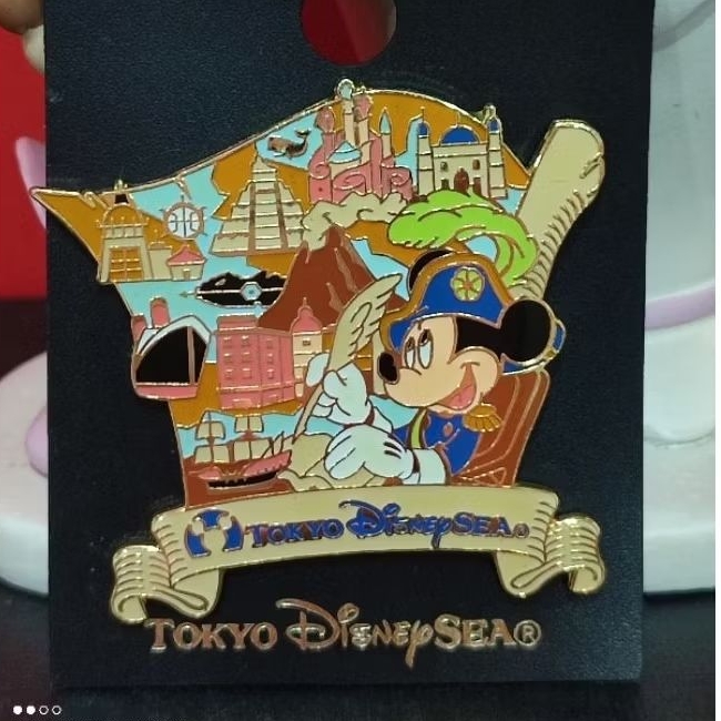 Mickey Mouse Metal Pin TOKYO DISNEYSEA | Shopee Philippines