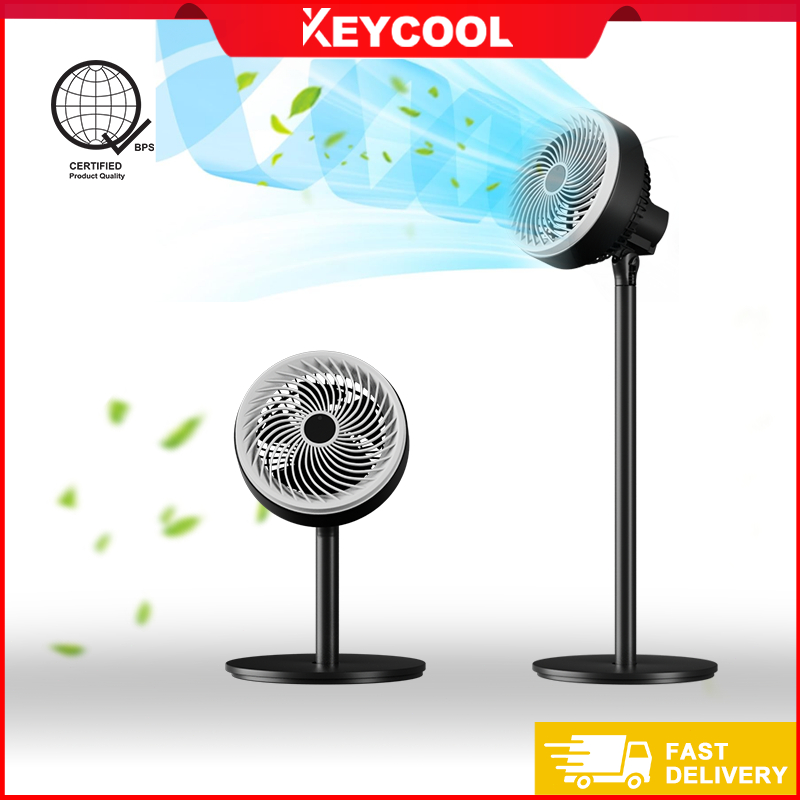 Keycool 12“/16“ Electric Fan Stand Fan Standard Air Circulator Fan ...