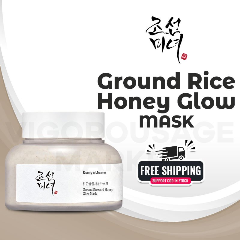 BOJ Ground Rice and Honey Glow Mask 150ml ALL-IN-ONE SKINCARE MASK ...