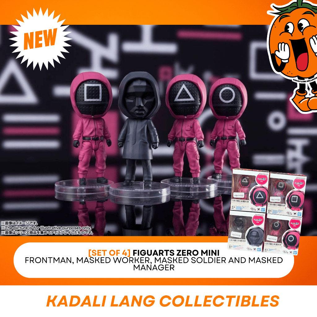 AUTHENTIC [SET OF 4] FIGUARTS ZERO MINI FRONTMAN,MASKED WORKER, MASKED ...