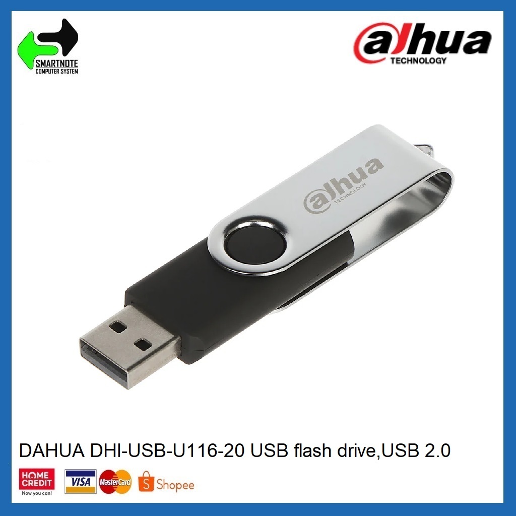 DAHUA DHI-USB-U116-20-16GB/32GB/64GB USB flash drive, USB 2.0 | Shopee Philippines