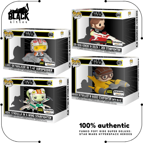 Funko Pop! Ride Super Deluxe: Star Wars Hyperspace Heroes | Shopee ...