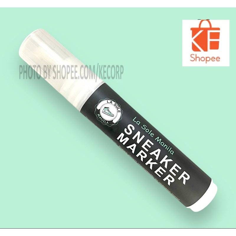 Shoe Sneaker Marker White by La Sole Manila kcS11207 | Shopee Philippines