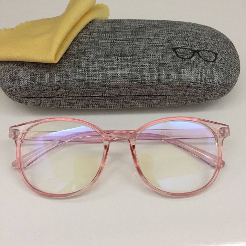 Anti radiation eyeglasses for kids/ replaceable lens free hard case ...