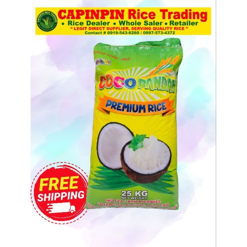 COCO PANDAN RICE 25 KG ( Vietnam Rice ) | Shopee Philippines