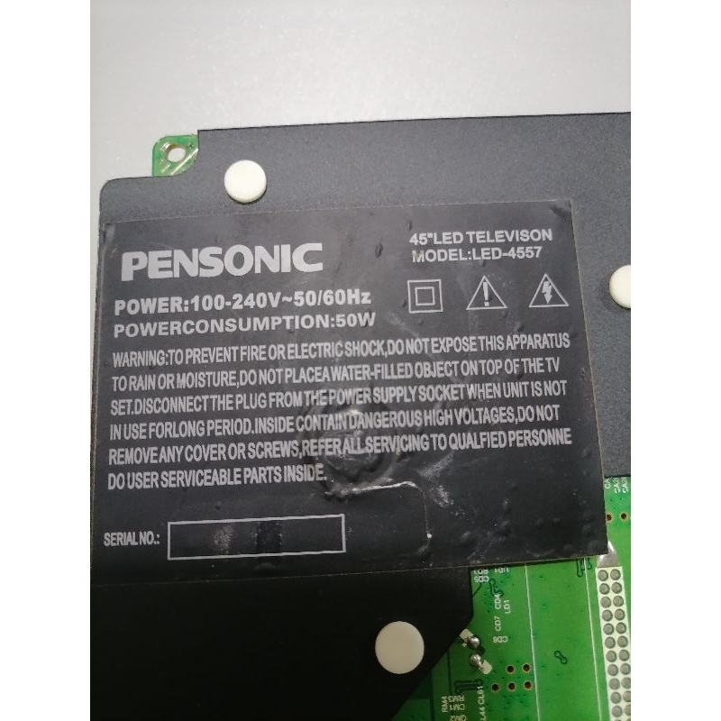 PENSONIC MOTHERBOARD LED 4557(SMART TV) | Shopee Philippines