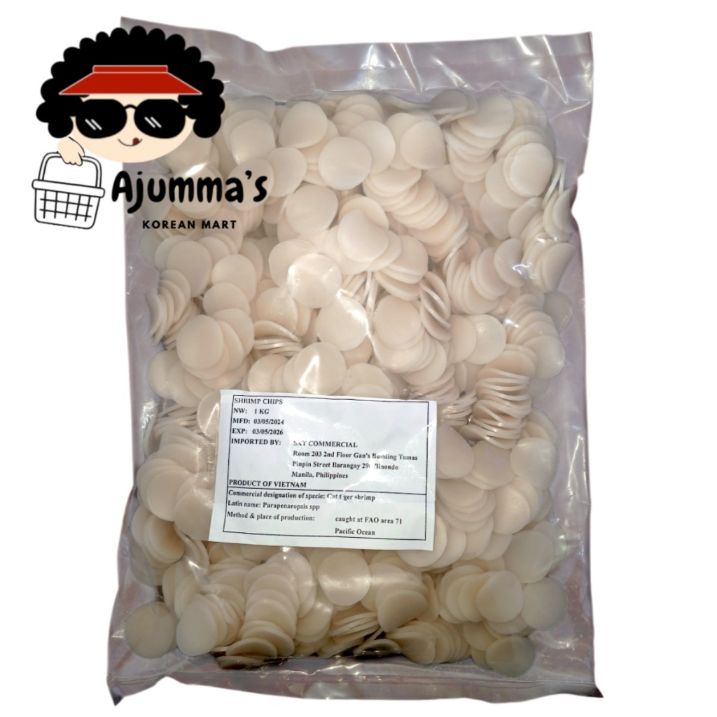 Kropeck/Prawn chips/shrimp crackers/chicharap/pulutan -1kg | Shopee ...