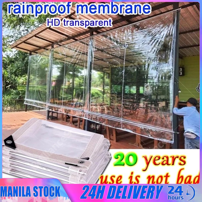 COD Transparent Trapal Waterproof Tarpaulin with Eyelets clear ...