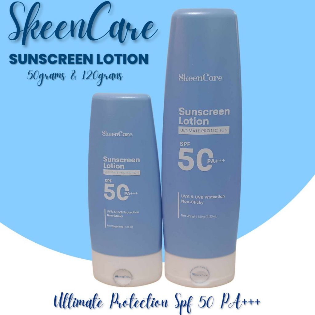 SkeenCare Sunscreen Lotion SPF50+++ Ultimate Protection 50g&120g ...